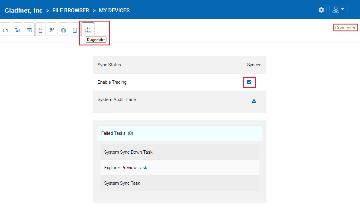 How to enable traces in windows client/server agent? – Gladinet