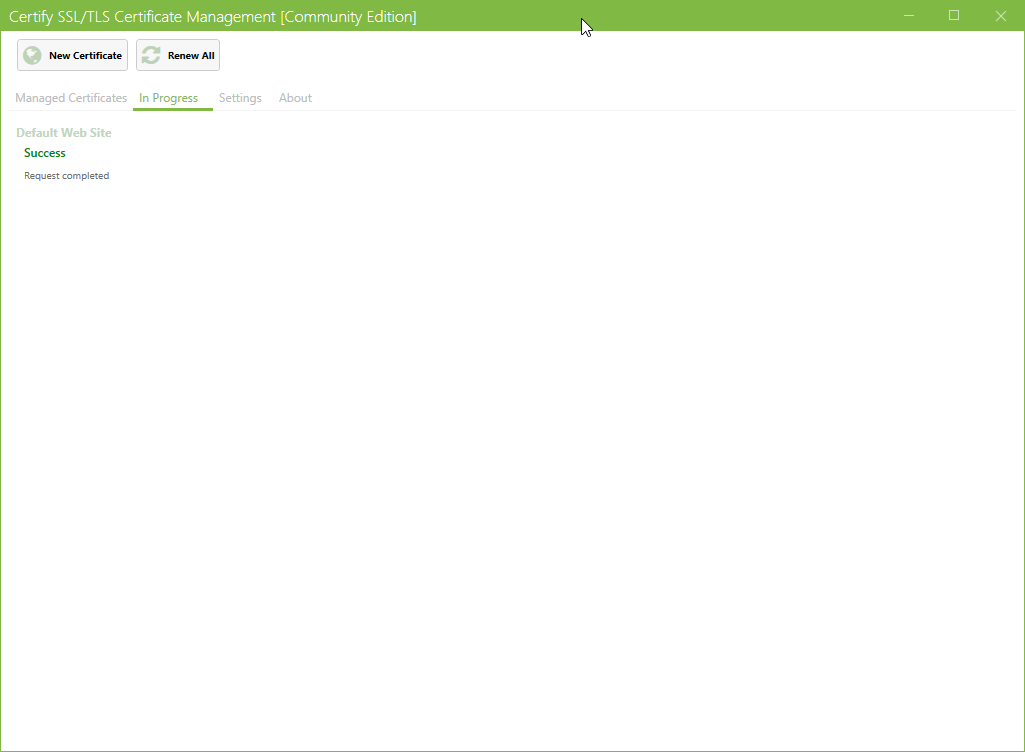Obtaining A Server Certificate From Lets Encrypt Using Certify The Web Gladinet