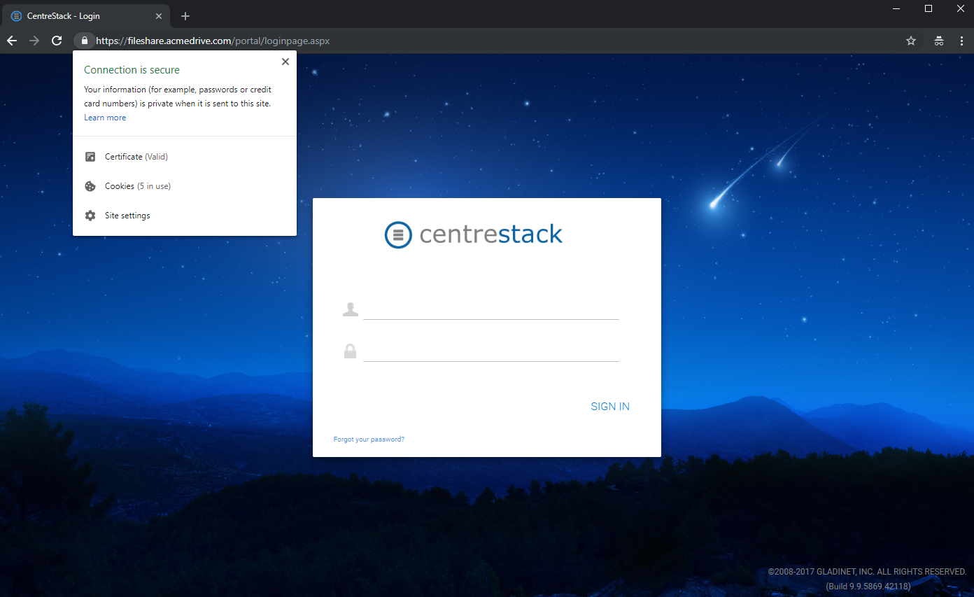 Obtaining A Server Certificate From Lets Encrypt Using Certify The Web Gladinet