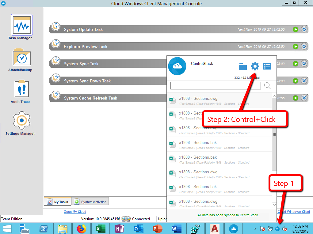 How to Set Up AutoCAD to Work With the Windows Client – Gladinet