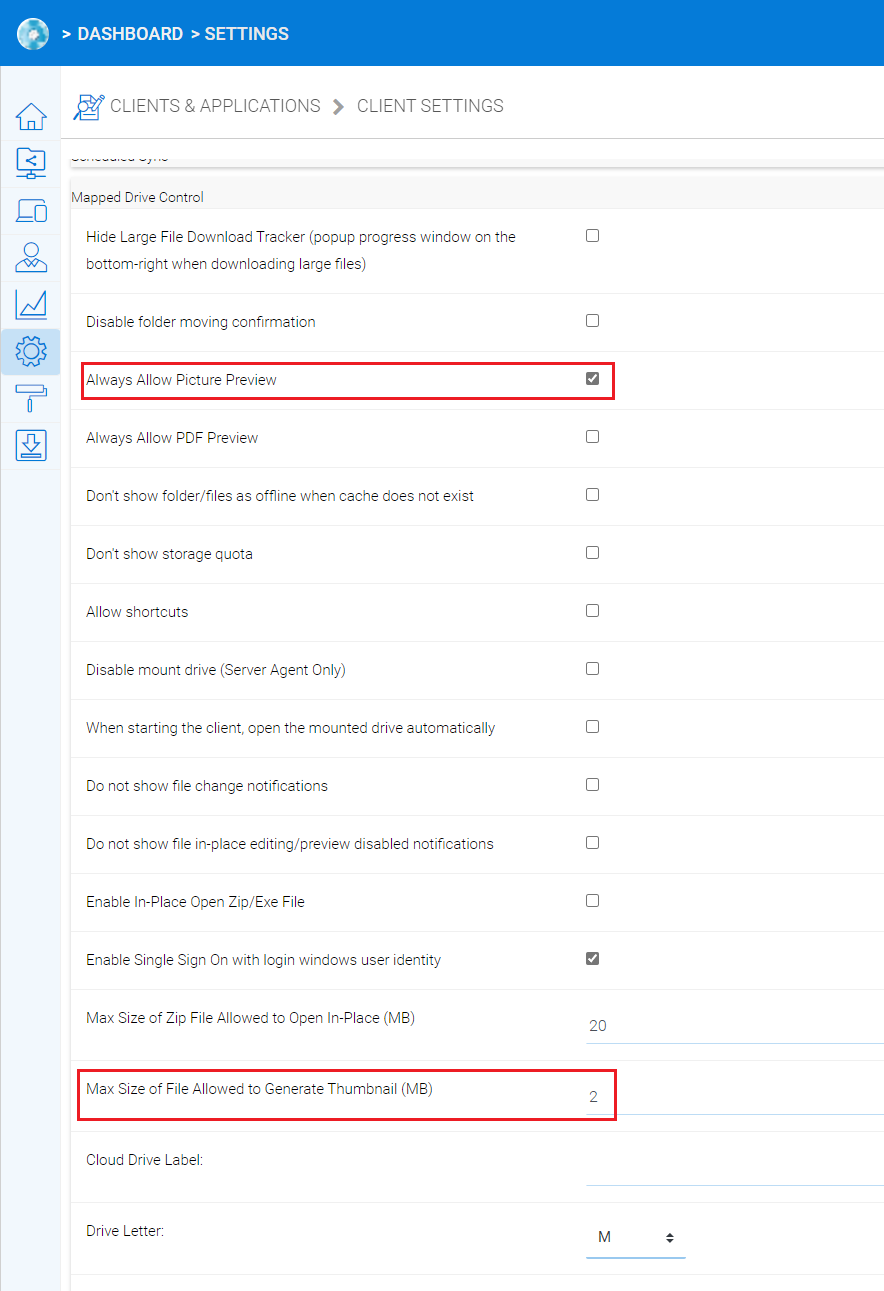How to show picture thumbnail in windows explorer – Gladinet