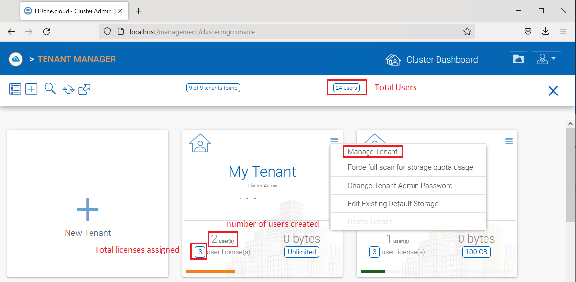 How to manage self hosted licenses – Gladinet